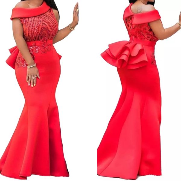 Red ruffle back dress – Lozboutique